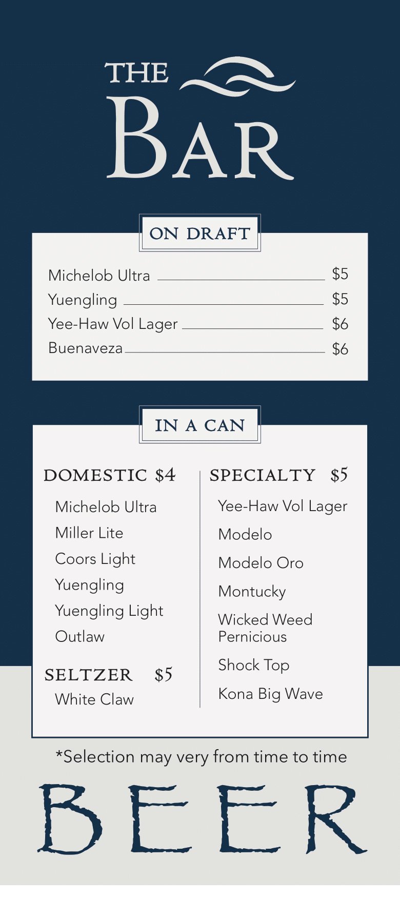 Bar/Grill - Island Pointe G.C.